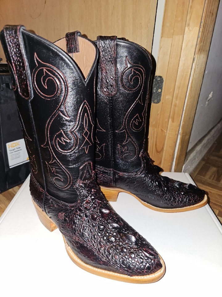 Genuine Snapping Turtle Boots, Black Cherry (Men's 9D) | eBay