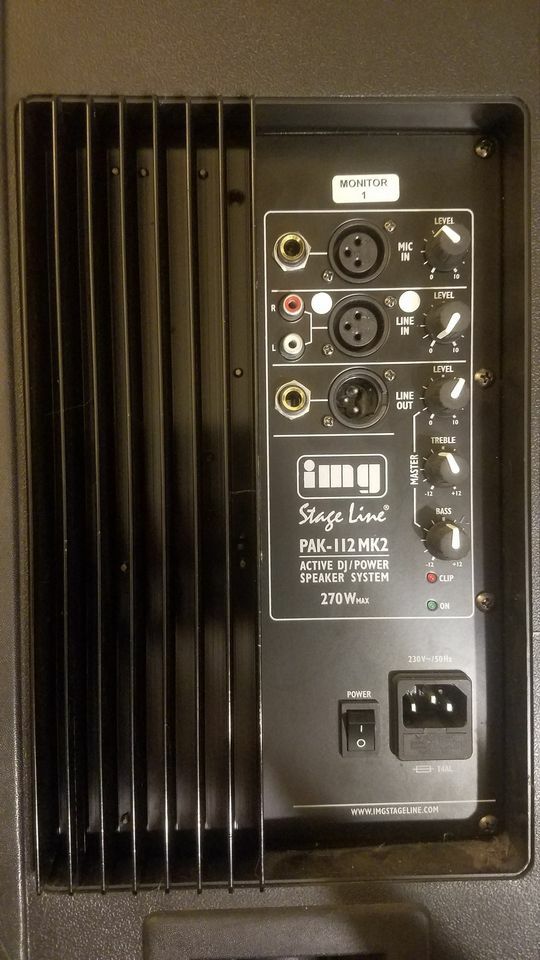 IMG Stageline PAK-112MK2 Active PA Speakers. Set of 2. 270W | eBay UK