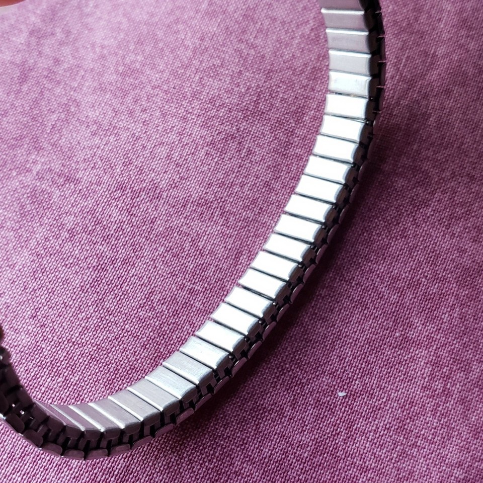 Watch Details Diamond Silver Gold Two Tone Rhinestone Bangle Bracelet ...