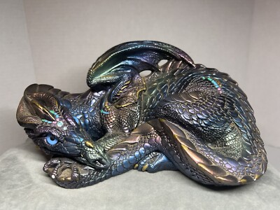 Retired '85 Windstone Editions Peacock Female Mother Dragon Sculpture ...