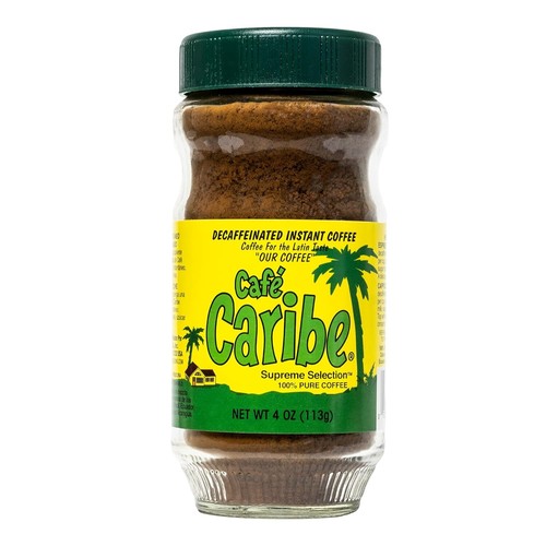 6 Pack - CAFE CARIBE Decaf Instant 100% Espresso Coffee, Dark Roast ...