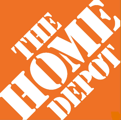 HOME DEPOT STICKER DECAL....PICK SIZE AND COLOR FREE SHIPPING..HOME ...