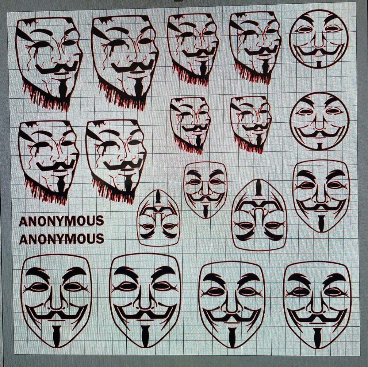 Guy Fawkes Stencil