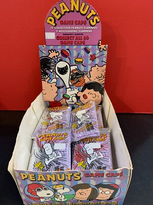 Peanuts Game Caps, 19 pack lot, with box | eBay