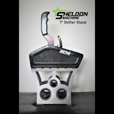 Sheldon Machine 7 in. Tall Tunnel Mount Shifter Stand | B&M, Hurst, TCI ...