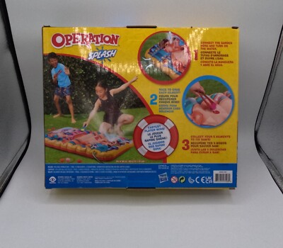 Hasbro Operation Splash Water Sprinkler Mat Inflatable Game 25" x 45 ...
