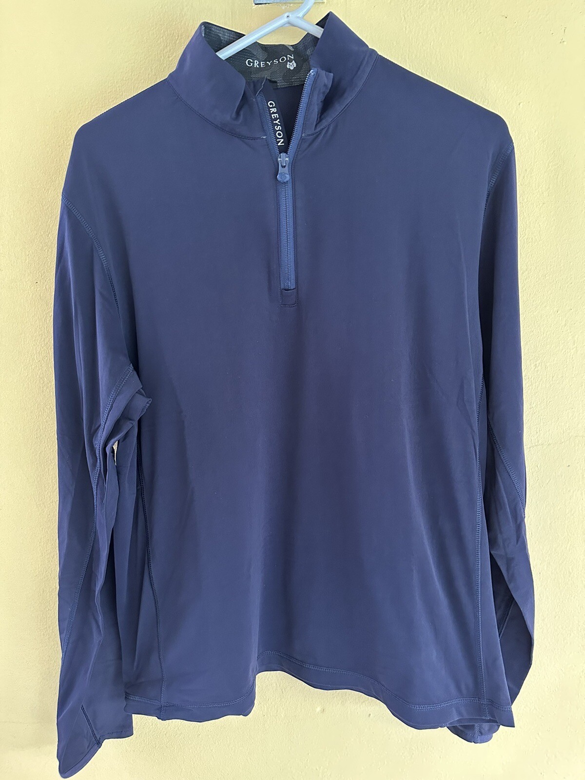 Greyson Blue Tate Herringbone Performance 1/4 Zip Golf Pull Over ...