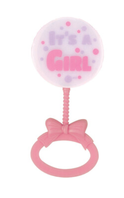 4 It'S A Girl Rattles - Pink Baby Shower Favors Party Supplies AUS ...