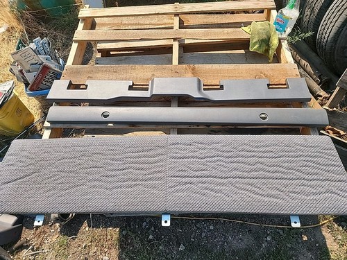1989-1995 Toyota Pickup Xtra Cab Rear Seat Back Trim Cab Plastics Grey ...