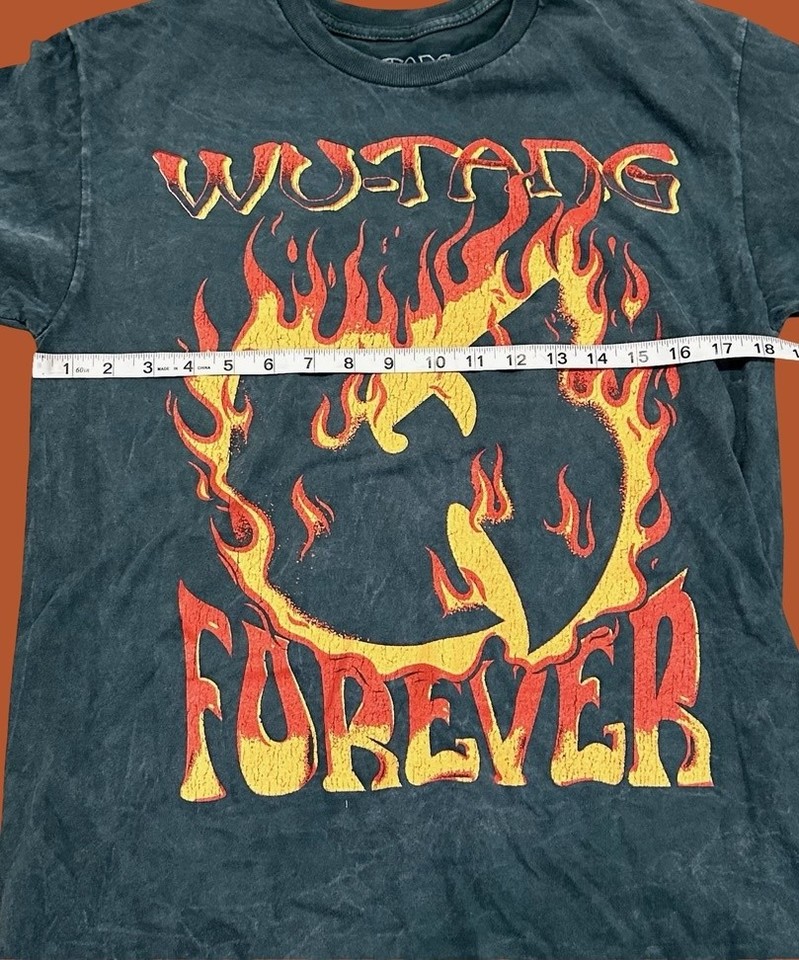 Wu-Tang Clan Shirt Mens Medium Staten Island Forever Protect Ya Neck ...