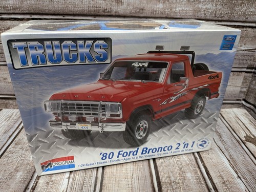 Monogram Trucks '80 Ford Bronco 2 N 1 Model Kit Sealed | eBay