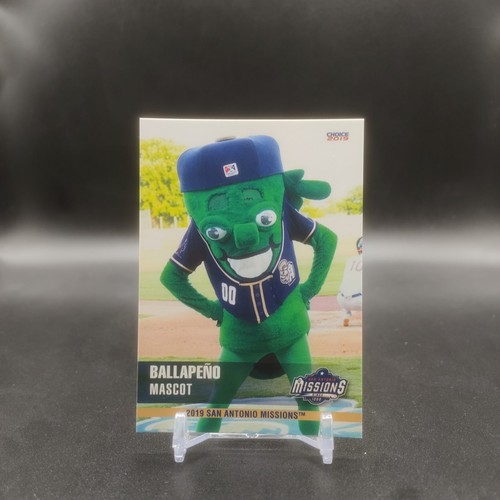 2019 Choice San Antonio Missions Ballapeno Mascot #35 | eBay