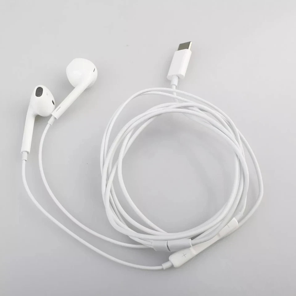 OEM USB-C EarPods Earphones for iPhone 16 15 14 13 11 12 Pro Max 3.5MM ...