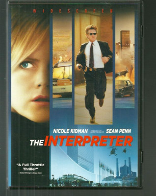 THE INTERPRETER DVD NICOLE KIDMAN SEAN PENN 25192583520| eBay