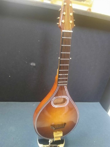 Miniature 9 Inch Replica Mandolin with Case & Display Stand ~NEW~ | eBay