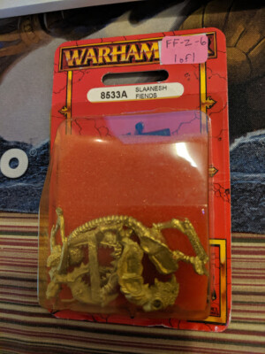 Warhammer Fantasy 40k Slaanesh Fiend Metal New Age of Sigmar 8533A 1997 ...