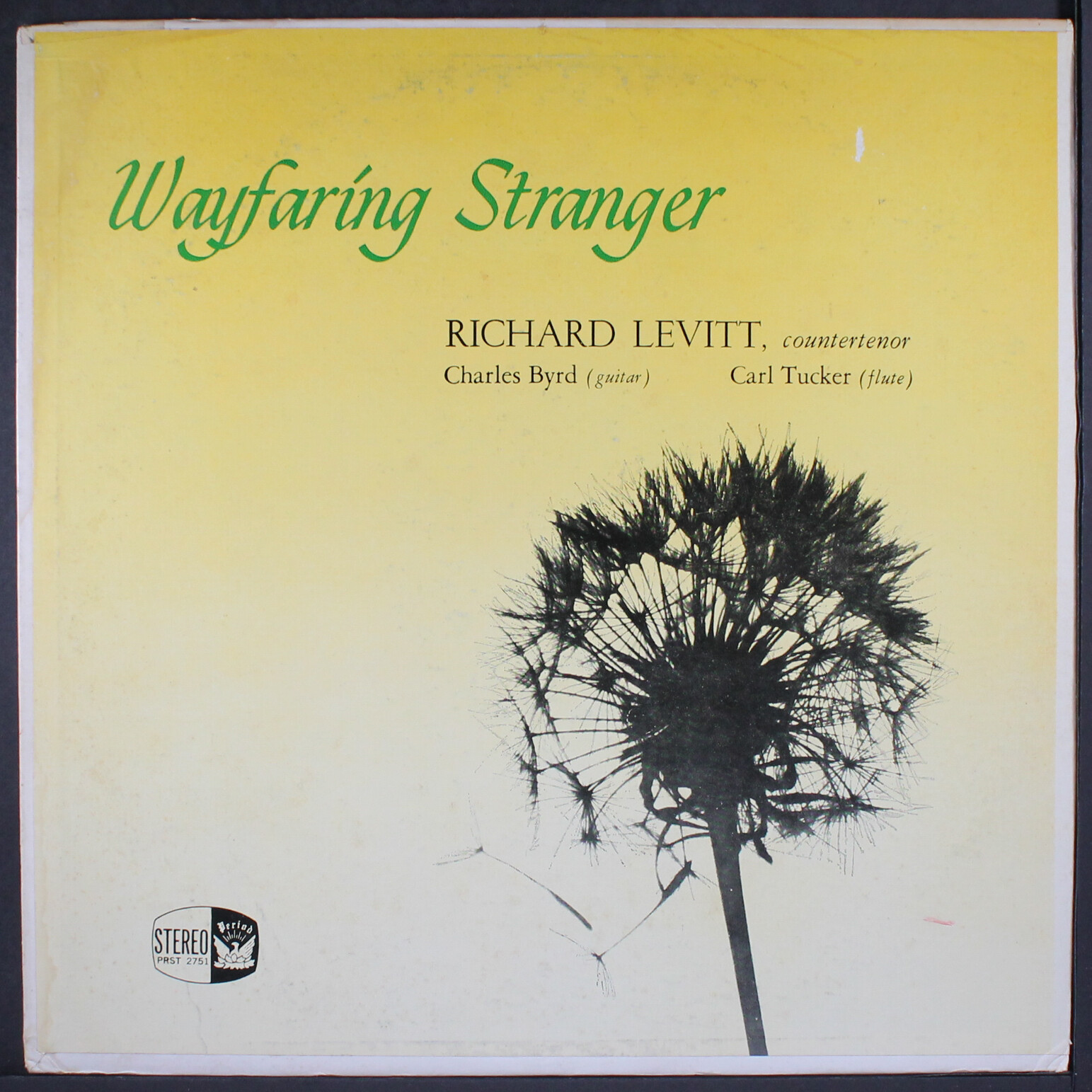 RICHARD LEVITT / CHARLIE BYRD / CARL TUCKER: wayfaring stranger PERIOD ...