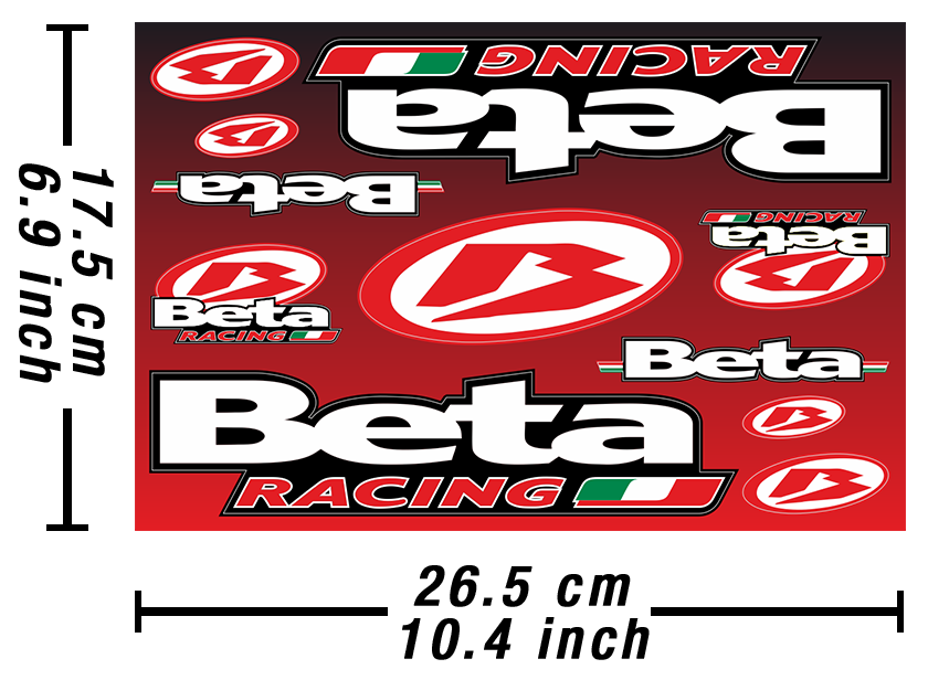 Beta Decals Stickers Motorcycle Vinyl Graphics Kit Autocollant ...
