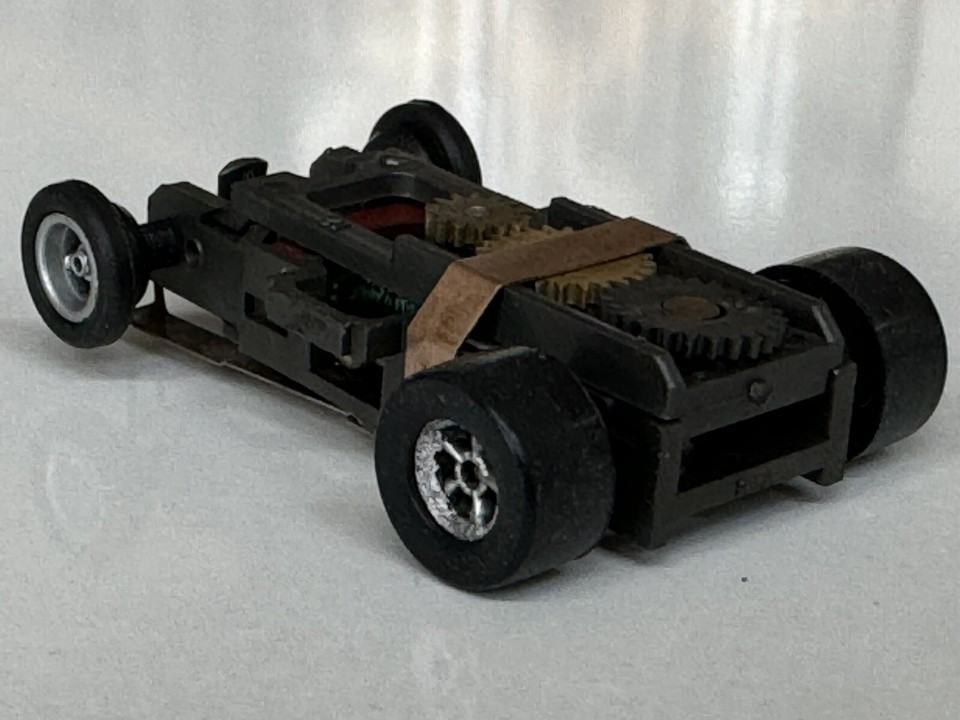 Aurora / AFX Original Non Magna-Traction Chassis (Runs Great) New Tires ...