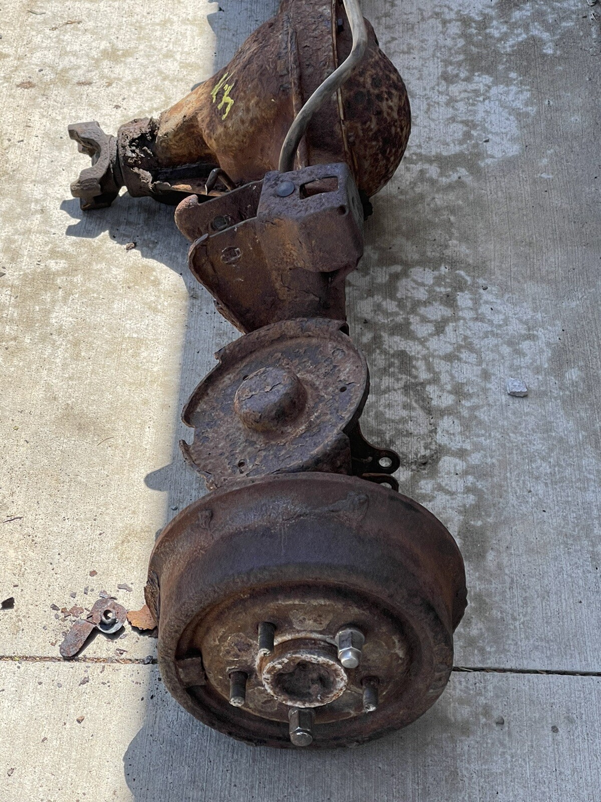 97-06 Jeep Wrangler TJ Dana 35 Rear Differential Complete Axle 4.11 4. ...