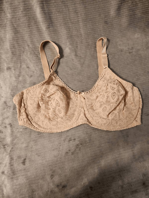 Bali Women's Lace 'N Smooth Underwire Bra Size 40C Style 3432 Beige | eBay