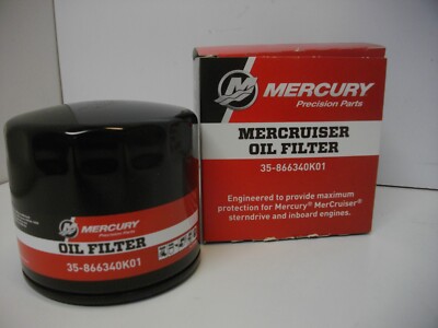 Mercury Marine MerCruiser 35-866340K01 oil filter OEM V8 & 4 cylinder ...