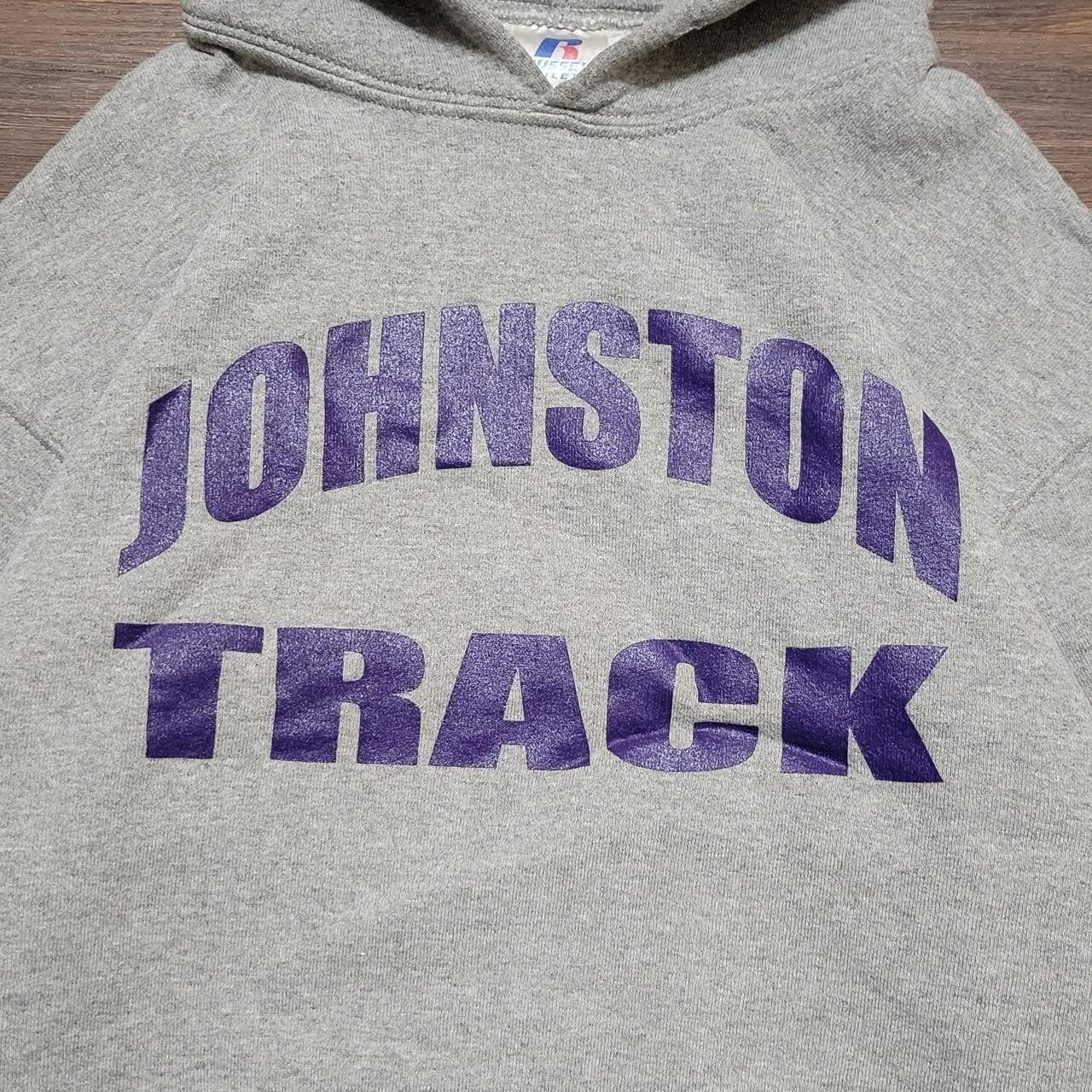 2000s Y2K Russell Athletic Johnston Track Grey Spello… - Gem