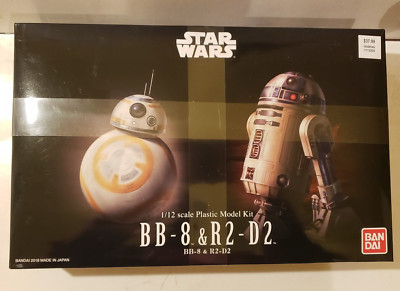 Star Wars BB - 8 & R2 - D2 1:12 Scale Plastic Model Kit | eBay