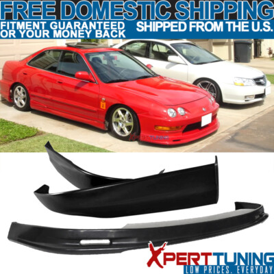 PP Mugen Style Front + Rear Bumper Lip Fit 98-01 Acura Integra | eBay