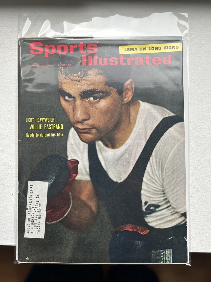 Sports Illustrated March 22 1965 Boxer Willie Pastrano vintage Bill Bradley | eBay