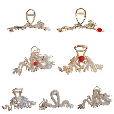 Dragon Hair Clip Ponytail Hair Travel Hair Claw Banquet Hair Clip | eBay