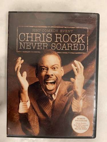 Chris Rock - Never Scared (DVD, 2004) HBO Stand-Up Comedy Special, 15 ...