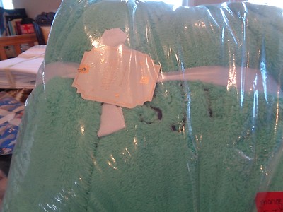 Pottery Barn teen Long plush teen pool Robe monogrammed SJE New one ...