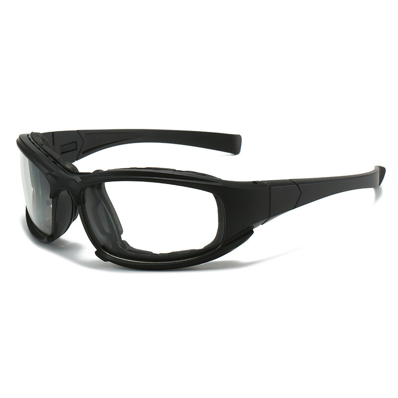 Motorcycle Sports Biker Riding Glasses Padded Wind Resistant Sunglasses ...