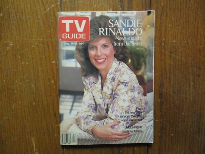 Aug-1988 TV Guide(SANDIE RINALDO/ALLISON HIGSON/MARGARET LADD/CANADIAN ...