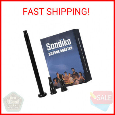 Sondiko Butane Adapter Tips Kit - Butane Lighter Refill Adapter ...