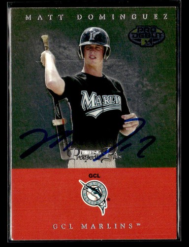 Matt Dominguez signed auto 2007 TriStar Prospects Plus #10 card | eBay