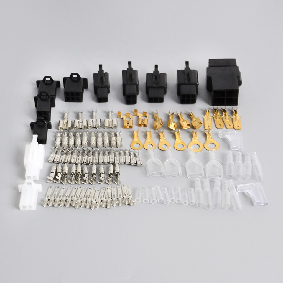 Universal Electrical Wiring Harness Repair Kit Wire Loom Plug Connector ...