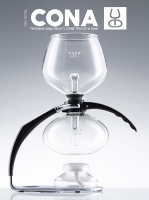 Cona Coffee Maker D-Genius All-Glass 1.13 L - NEW 2024 Quality made in ...