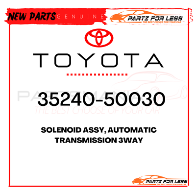 35240-50030 TOYOTA GENUINE SOLENOID ASSY, AUTOMATIC TRANSMISSION ...