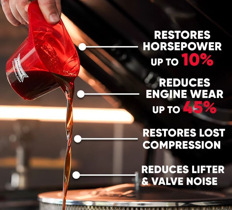 Prolube Oil Treatment 1 Gal, Increased HP, Engine Reliability Oil ...