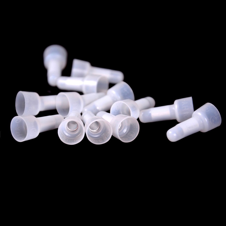 100pcs Closed End Crimp Caps Electrical Wire Terminals Connector Cap ...