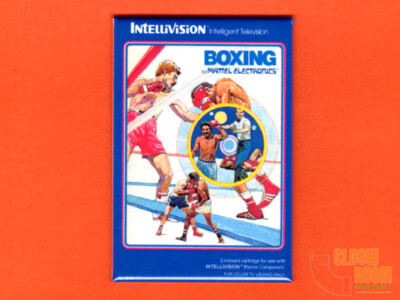 Mattel Intellivision Boxing box art 2x3" fridge/locker magnet | eBay