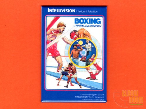 Mattel Intellivision Boxing box art 2x3" fridge/locker magnet | eBay