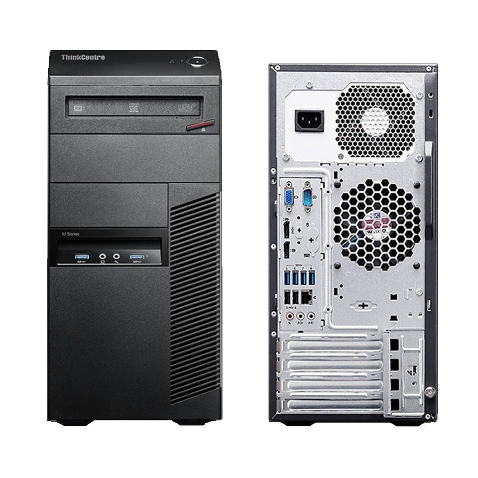 Lenovo M82 Gaming Tower Core i5-3570 3.4Ghz 16GB DDR3 120GB 1TB HD RX ...