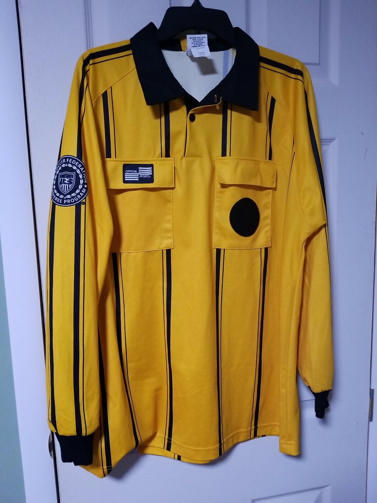 Official Sports US Soccer Federation Referee Program Yellow Referee ...