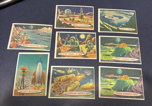 1957 Topps Space Cards : 8 Of Them. | eBay