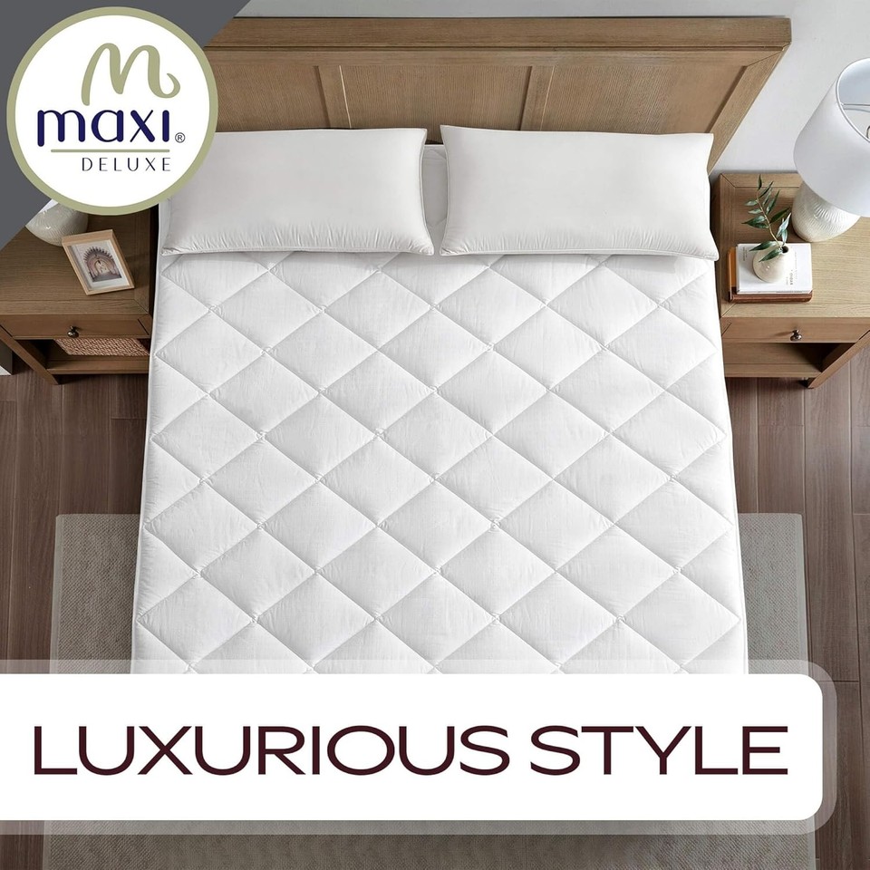 MAXI RV Size (48 x 75) Mattress Pad - Luxurious Cotton X 75), White | eBay