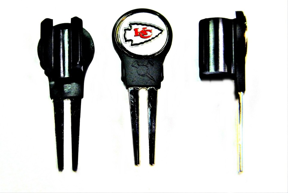 New Putter Mounted Divot Tool and Ball Marker-CHIEFS | eBay