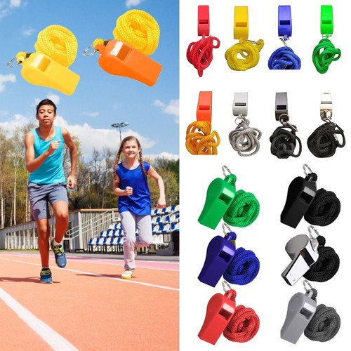 With Black Rope Cheerleaders Sports Whistles Cheerleading Tool ABS ...